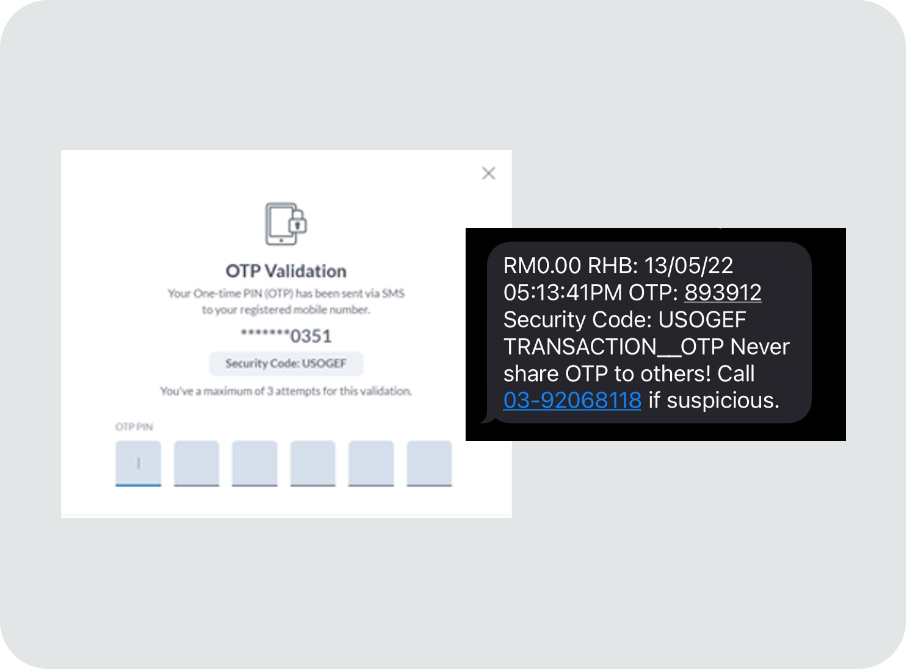 Security Tips & Steps | RHB Malaysia