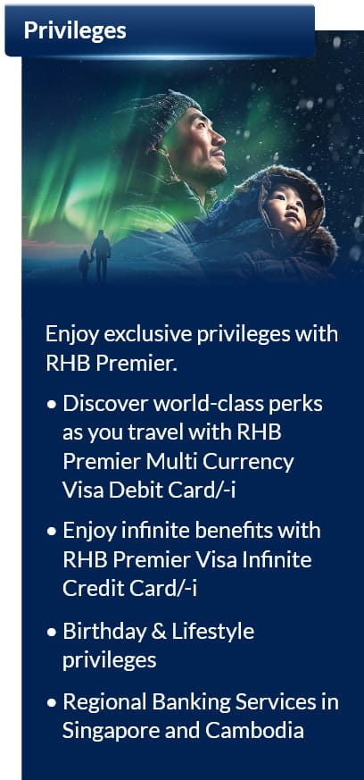 RHB Premier Referral Program - Earn Up to RM888 Cash Rewards | RHB